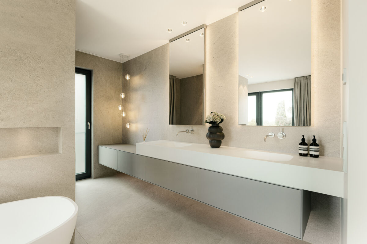 Bauhausvilla in Münster - Masterbad - Raumwerk Paderborn